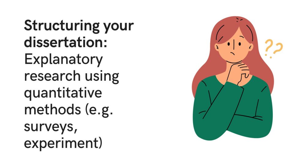 Dissertation structure – Explanatory research based on surveys ...